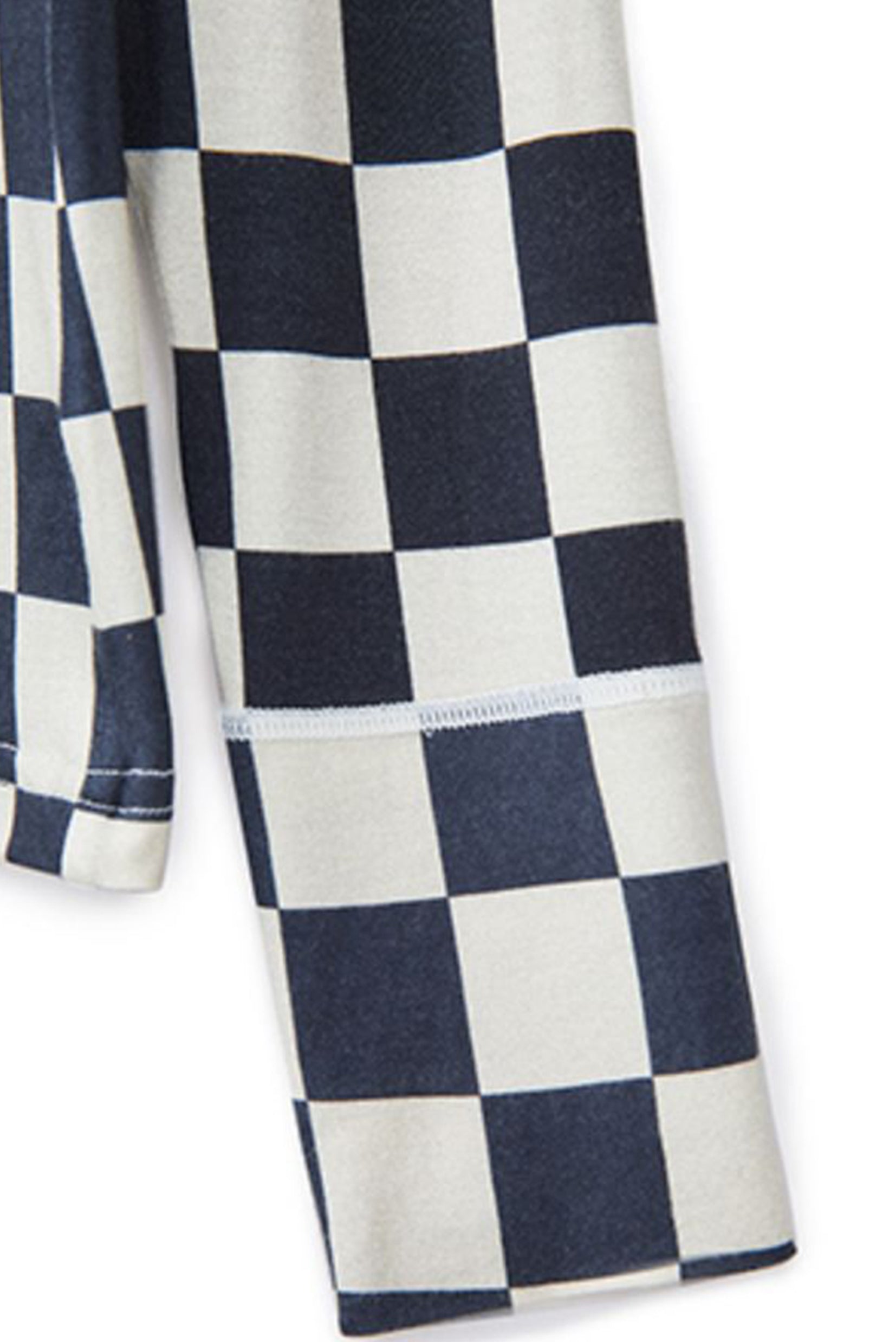 Checkerboard print underwear set - black & white – Future Fusion Online